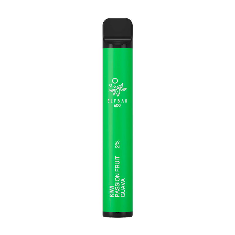 Kiwi Passionfruit Guava Elf Bar 600 Disposable Device – Elf Bar Vapes