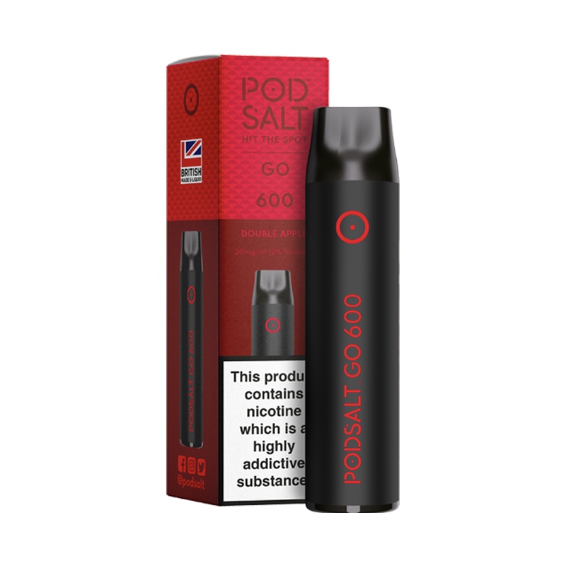 Double Apple Pod Salt GO 600 Disposable Device – Elf Bar Vapes