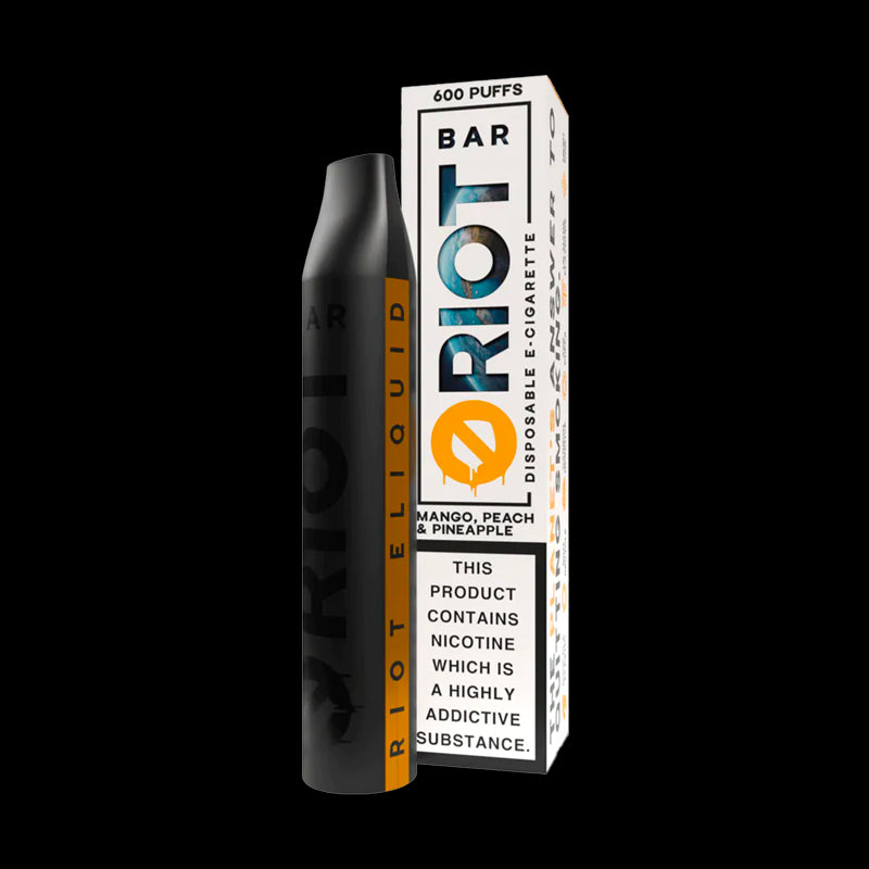 Mango Peach & Pineapple Riot Bar Disposable Vape – Elf Bar Vapes
