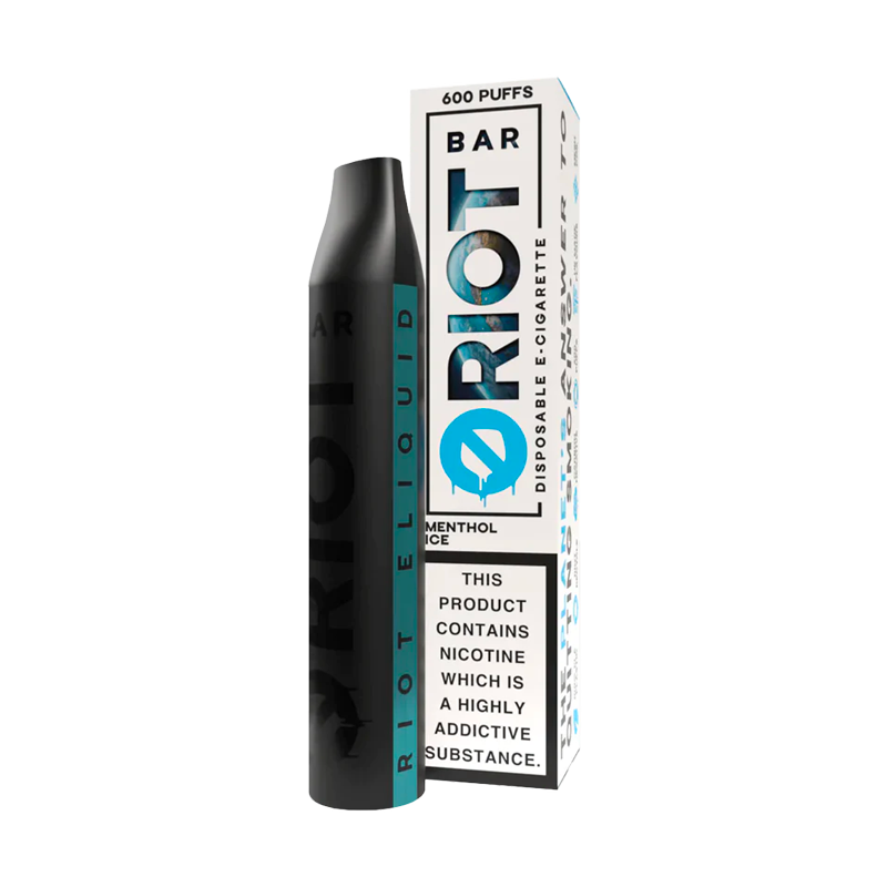 Menthol Ice Riot Bar Disposable Vape – Elf Bar Vapes